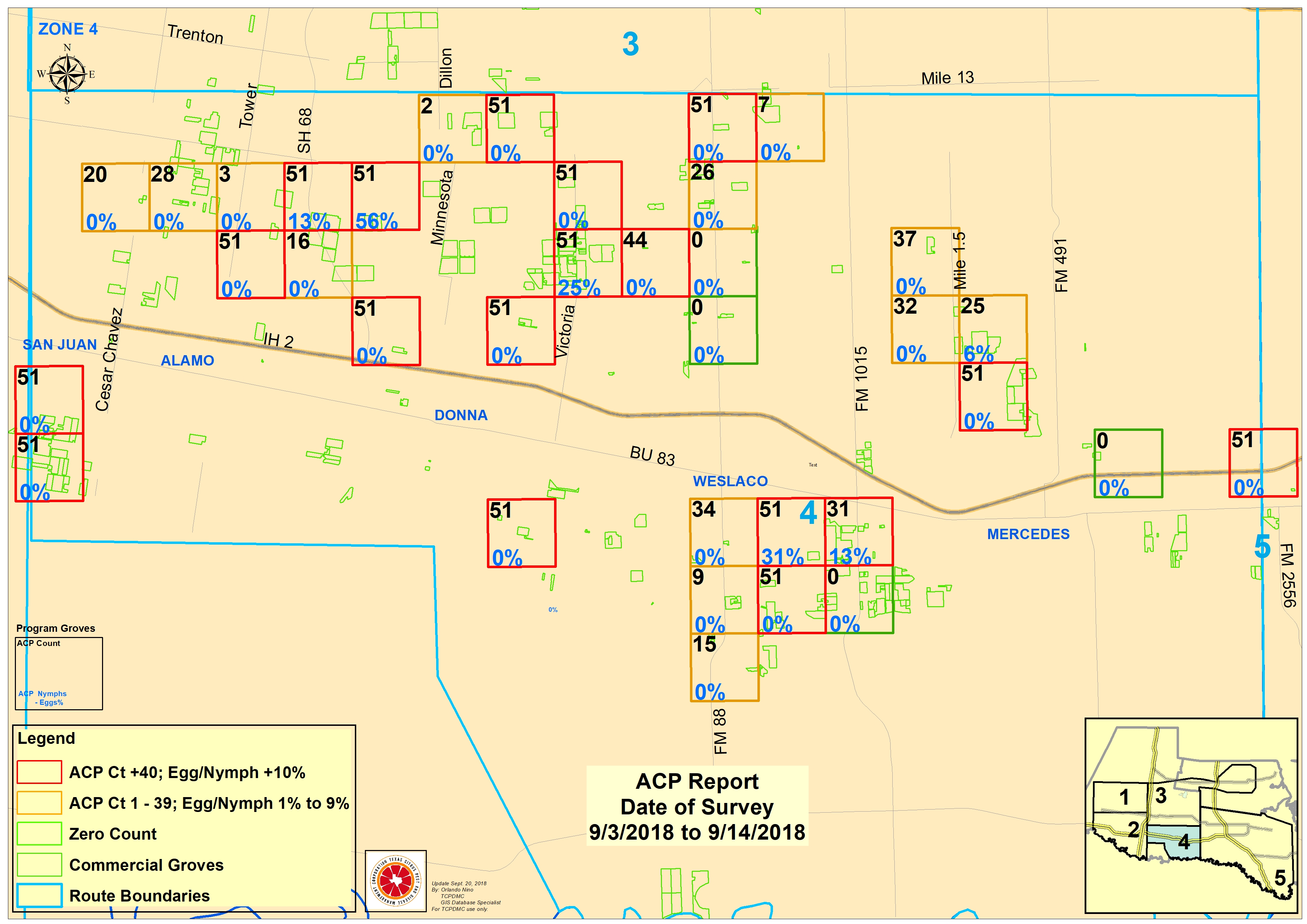 September 3 – September 14, 2018 – THE TEXAS CITRUS INDUSTRY