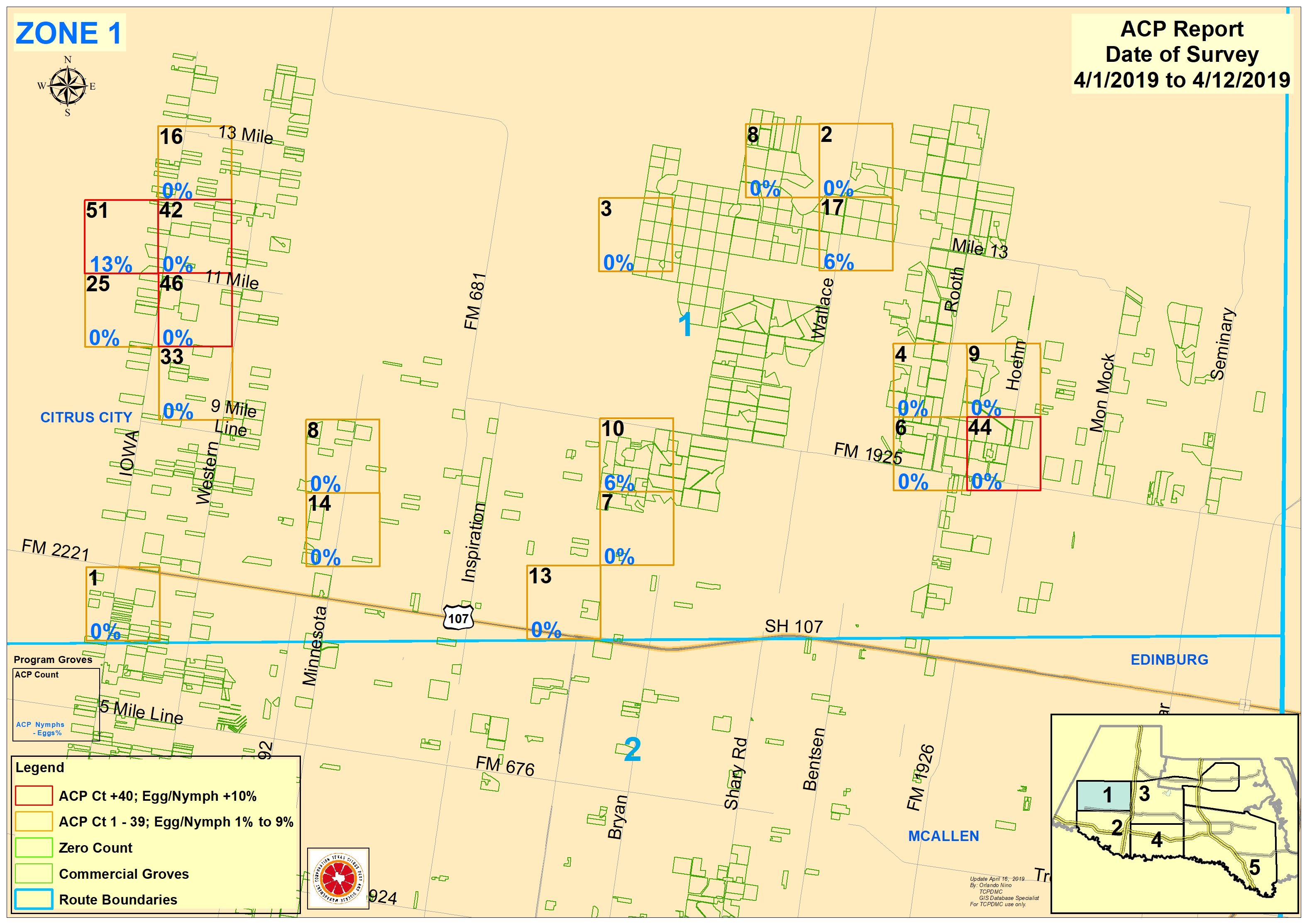 April 1 – April 12, 2019 – THE TEXAS CITRUS INDUSTRY