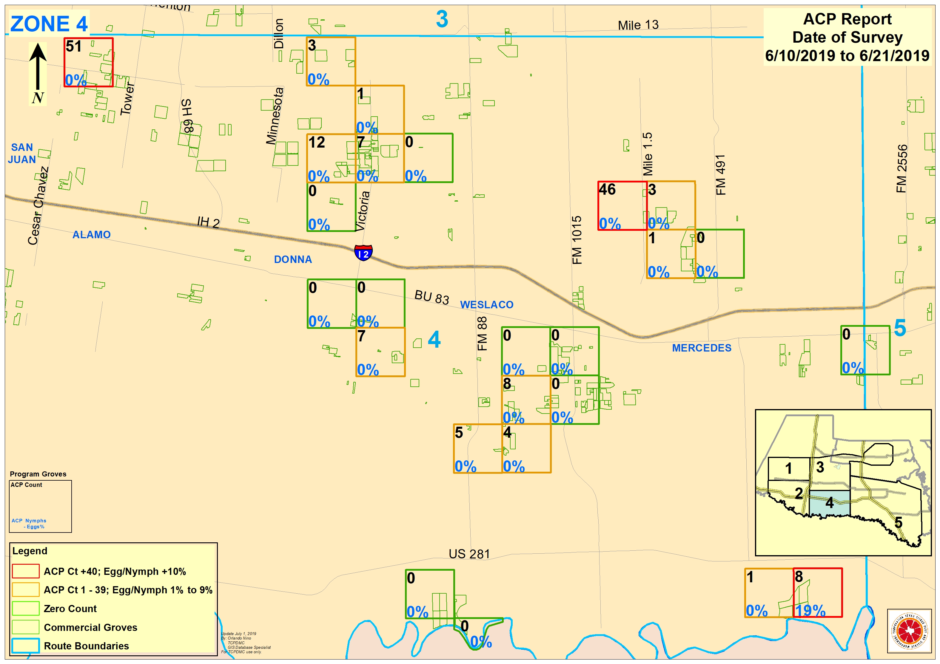 June 10, 2019 – June 21, 2019 – THE TEXAS CITRUS INDUSTRY