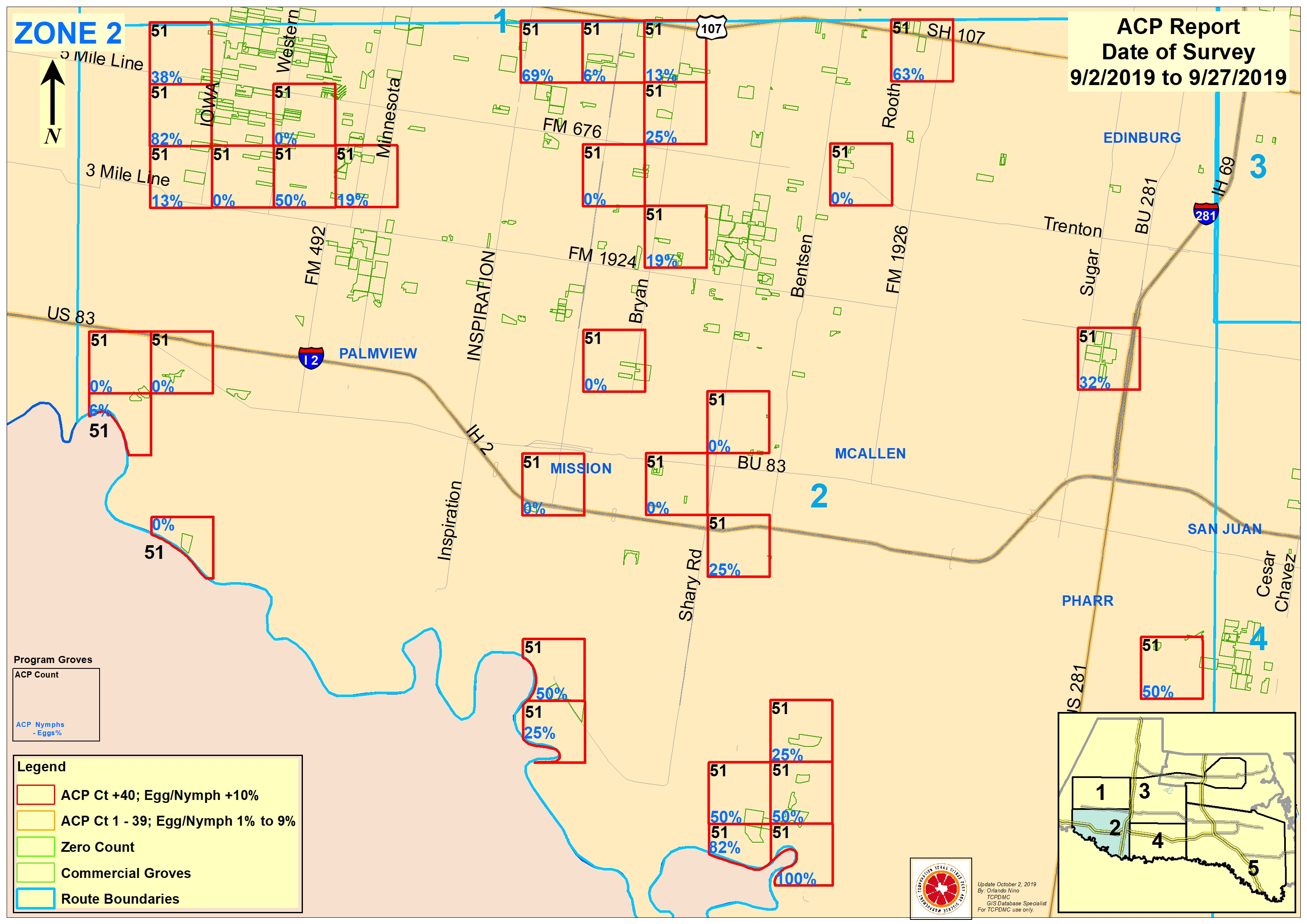 September 2 – September 27, 2019 – THE TEXAS CITRUS INDUSTRY