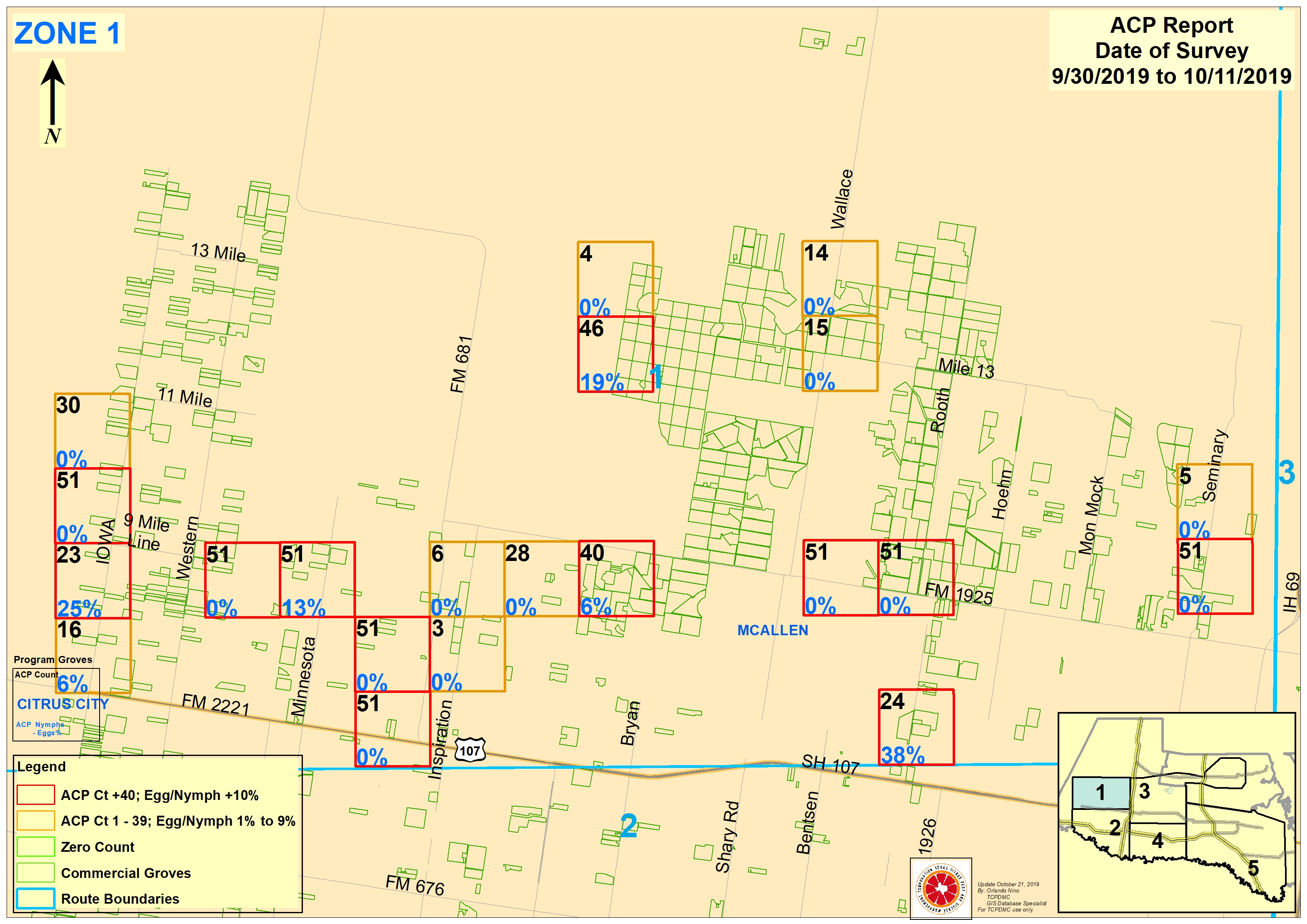 September 30 – October 11, 2019 – THE TEXAS CITRUS INDUSTRY