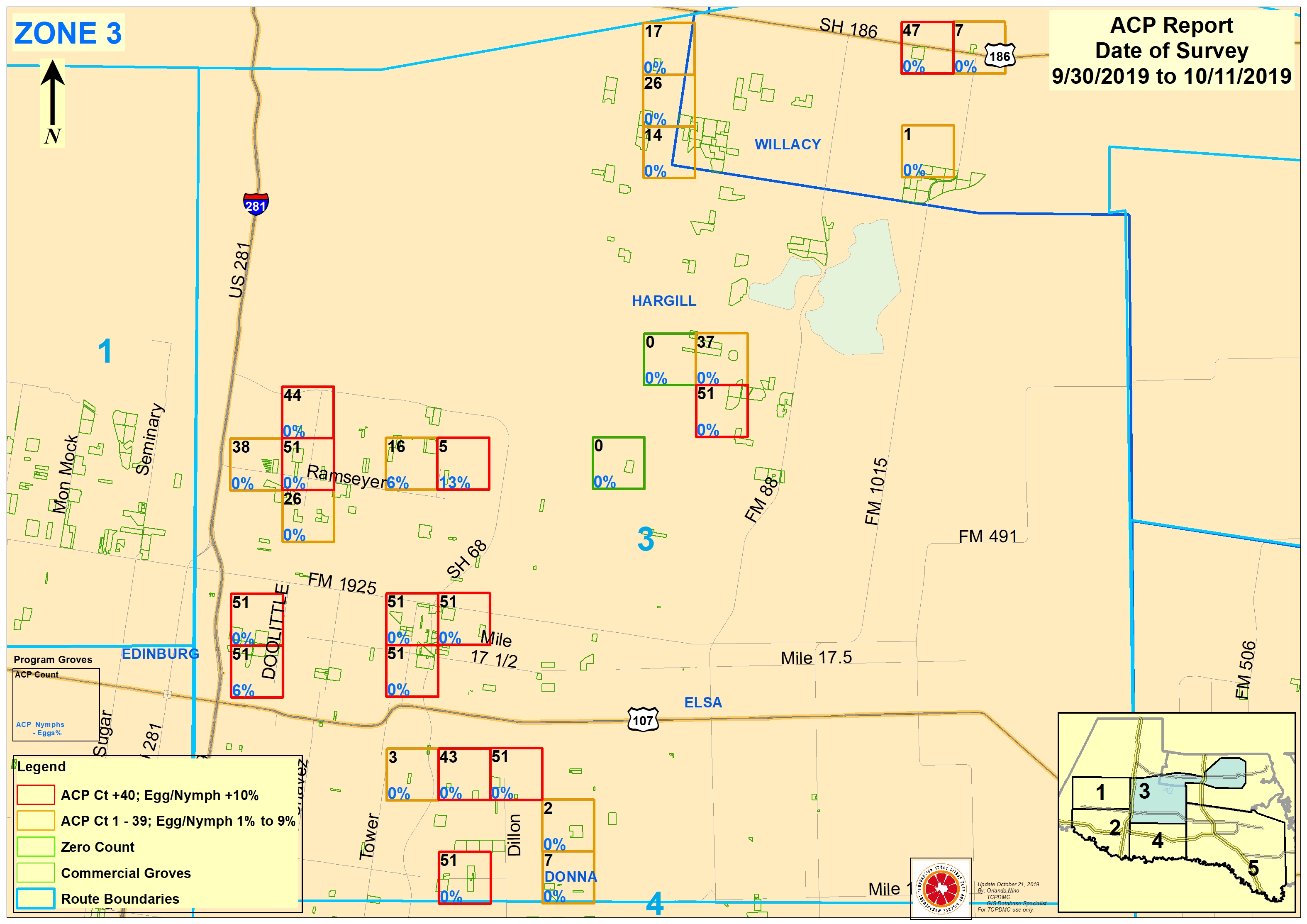 September 30 – October 11, 2019 – THE TEXAS CITRUS INDUSTRY