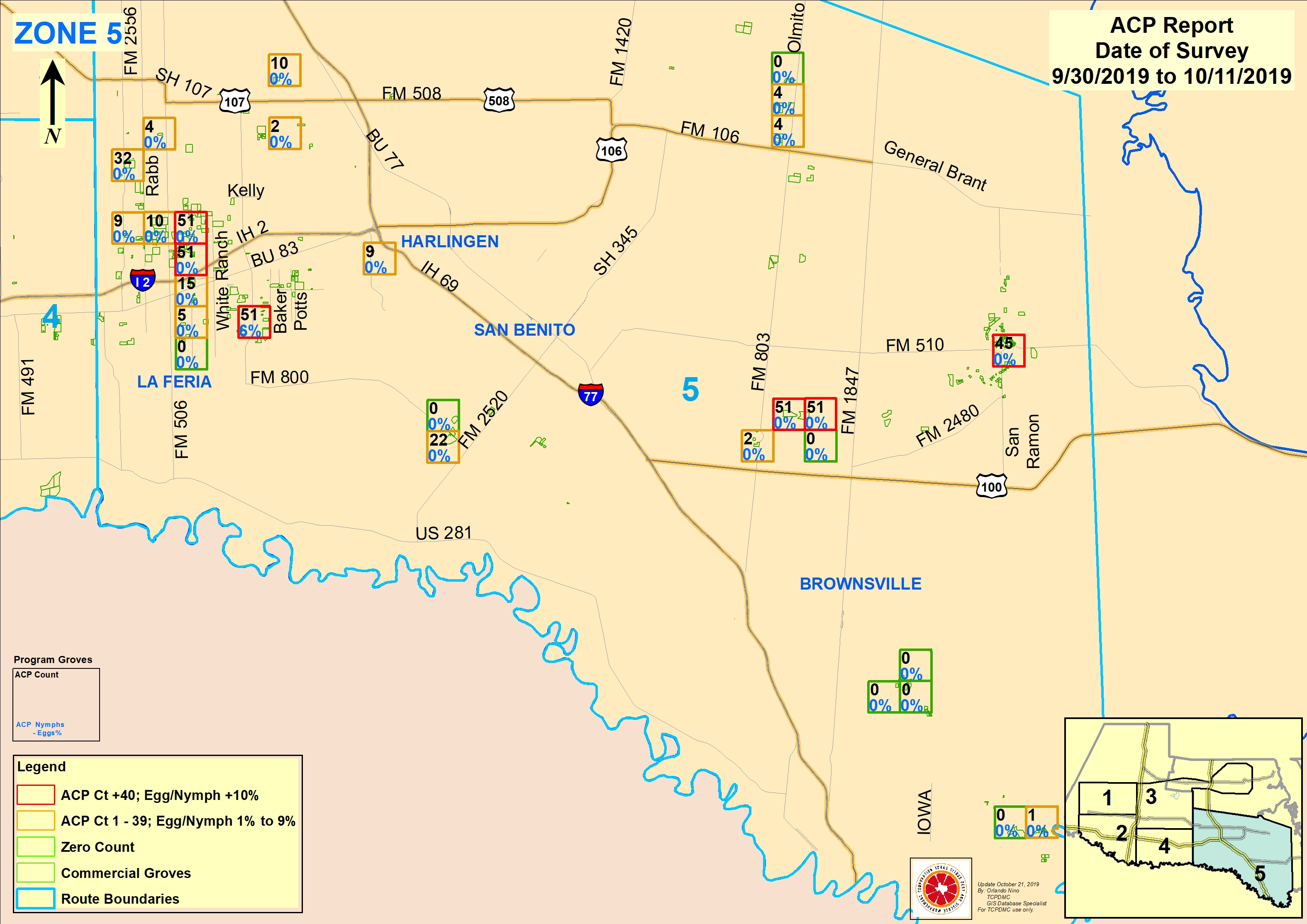 September 30 – October 11, 2019 – THE TEXAS CITRUS INDUSTRY